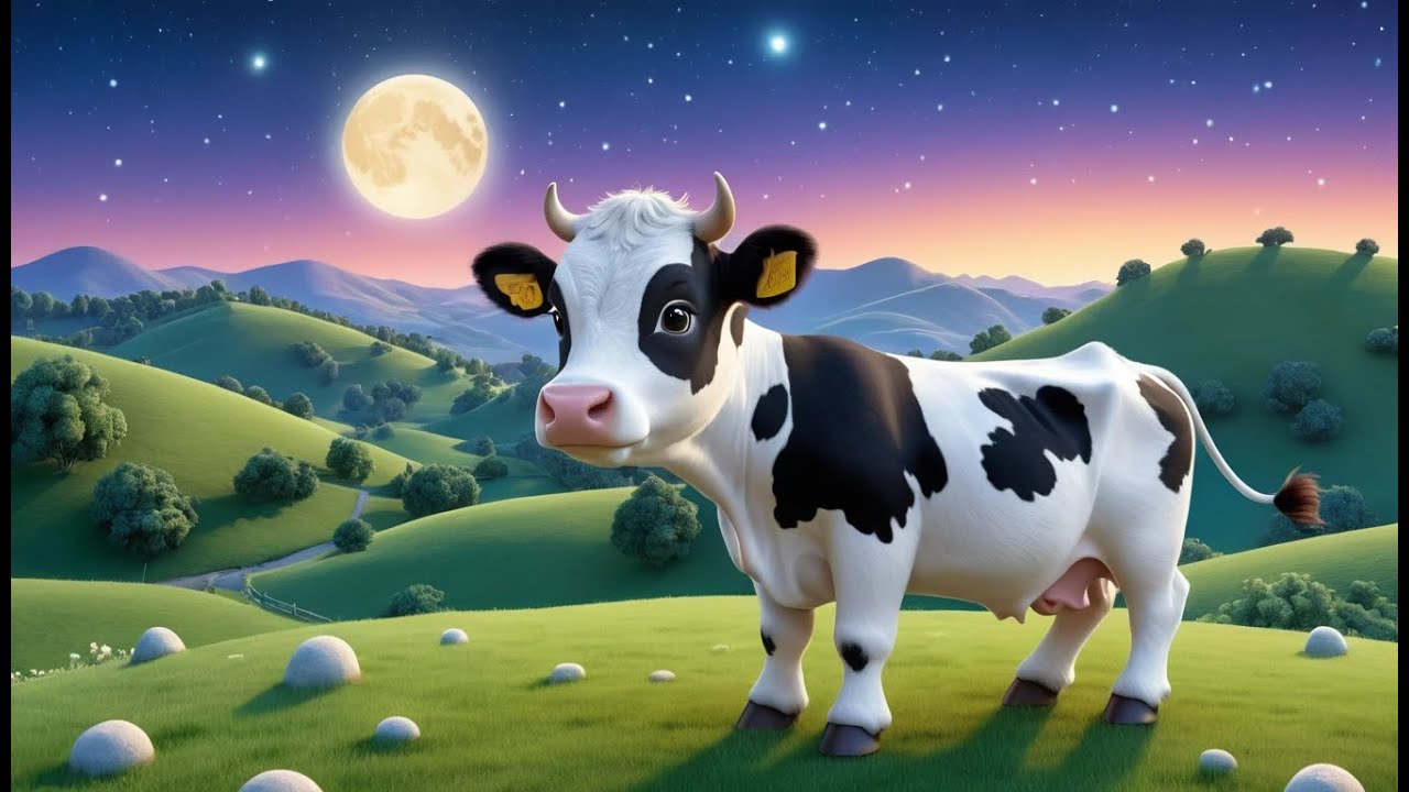 Baby Cow Goes Moo Moo Moo | Farm Animal Song for Kids | Moo Rhyme for ...