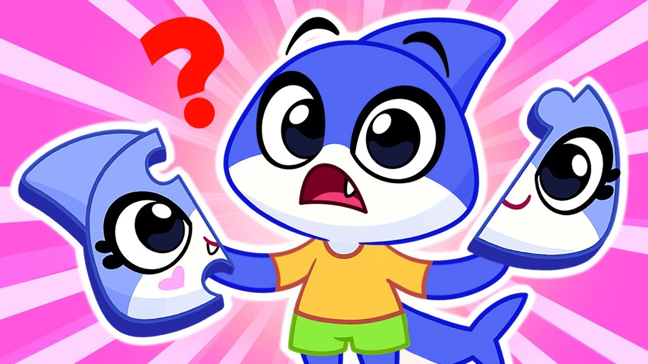 Body Puzzle Play🧩 Funny Drawing Pencils song ️🎨 Face puzzle song by Sharky & Sparky🥑 - YouTube