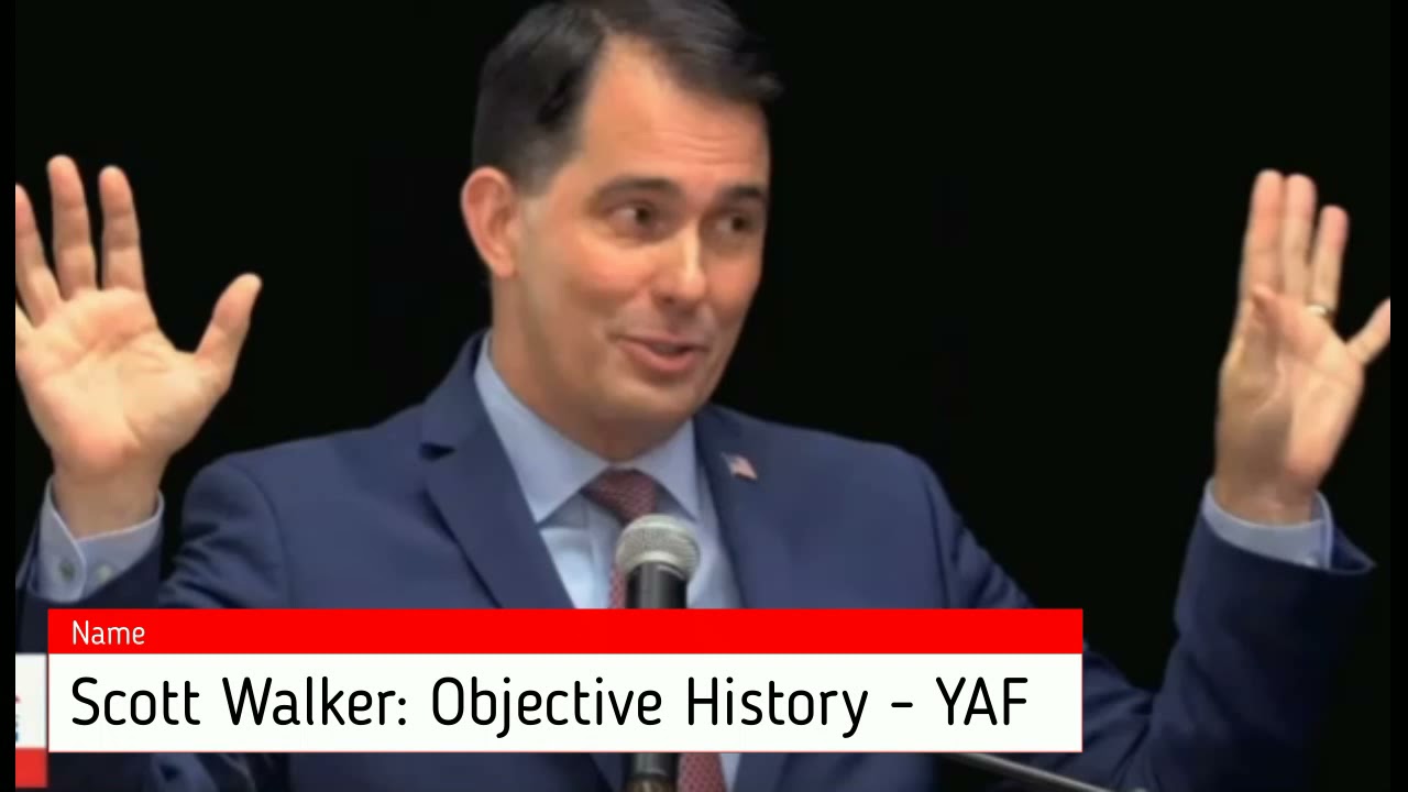 Objective History Scott Walker YAF speech - YouTube