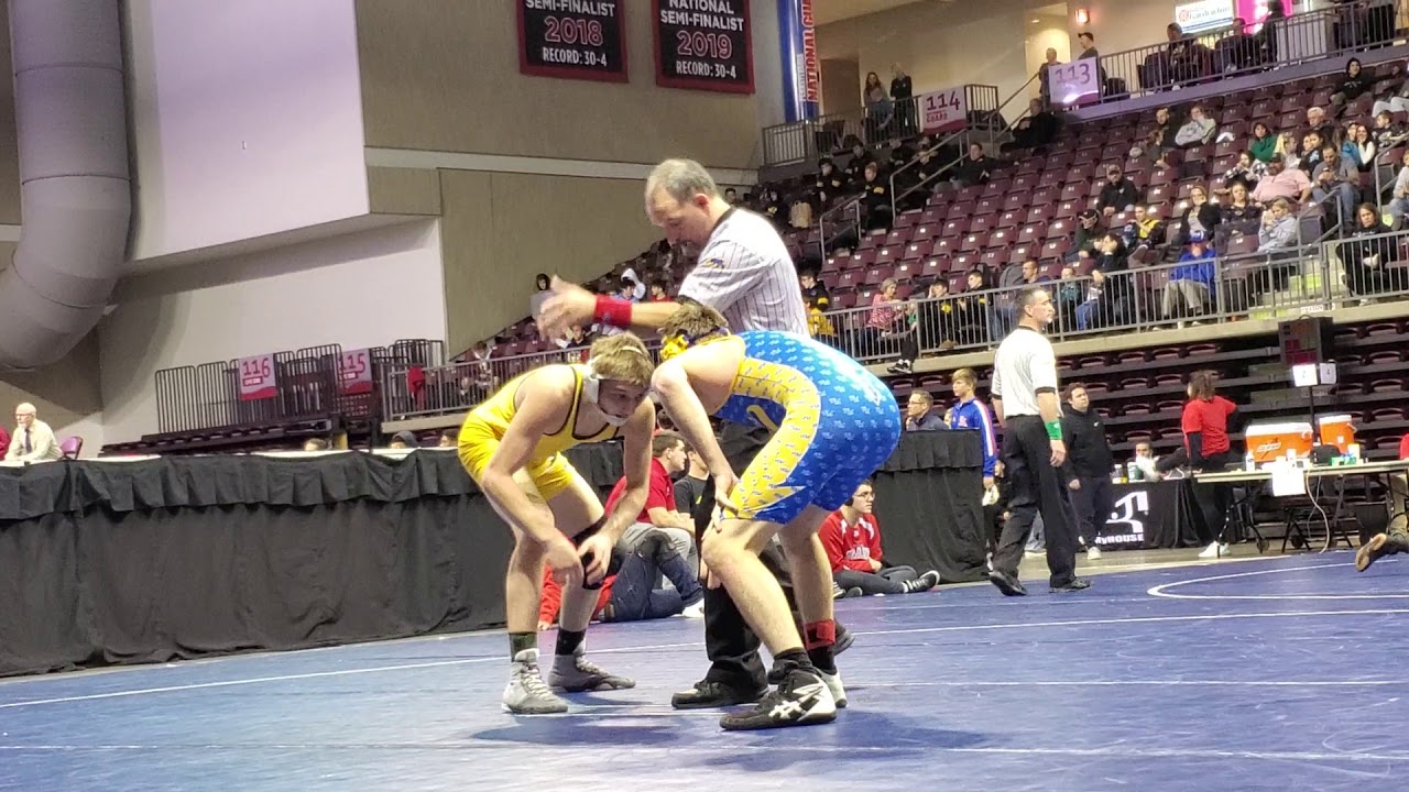 WM 160 3rd Place Match at IUP - YouTube