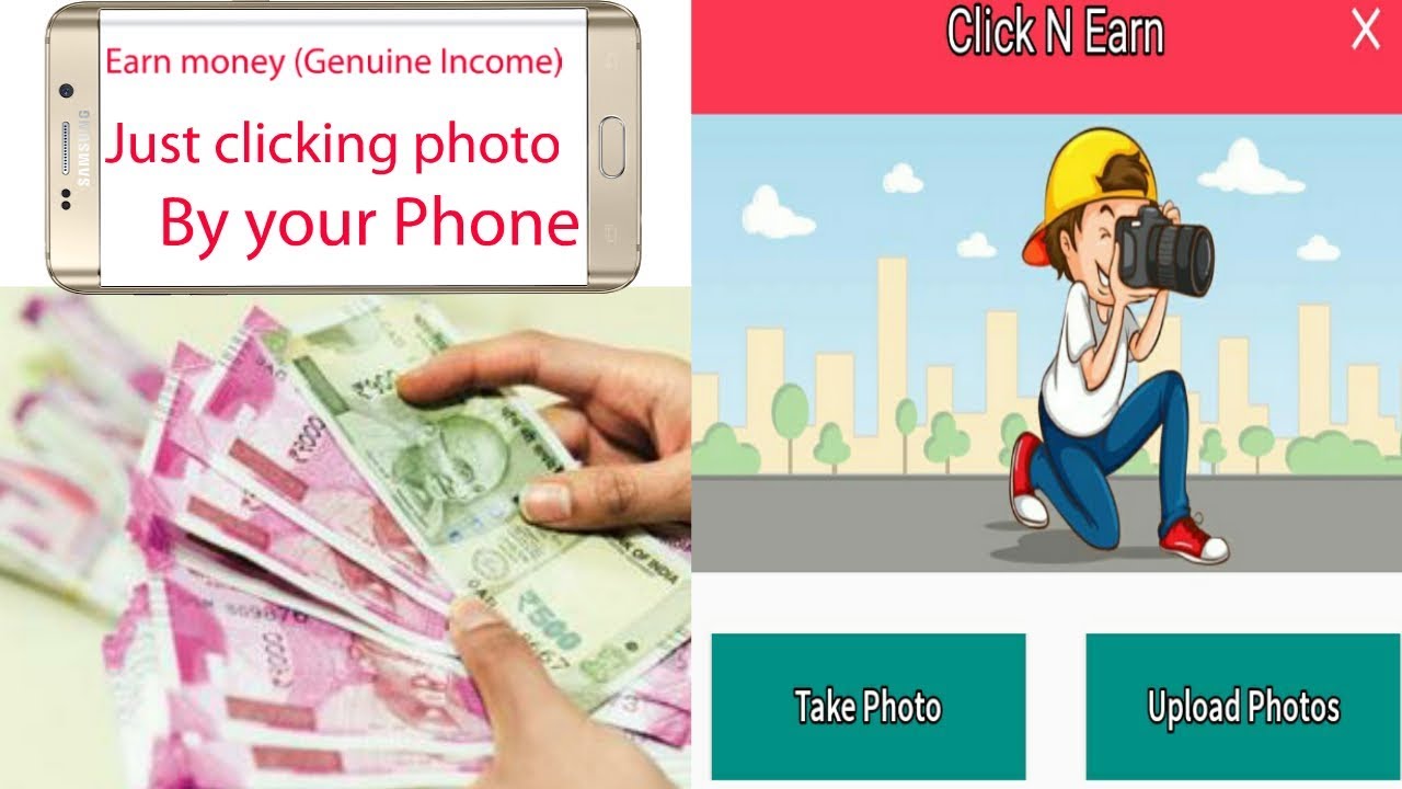 How to earn real money by clicking photos - YouTube