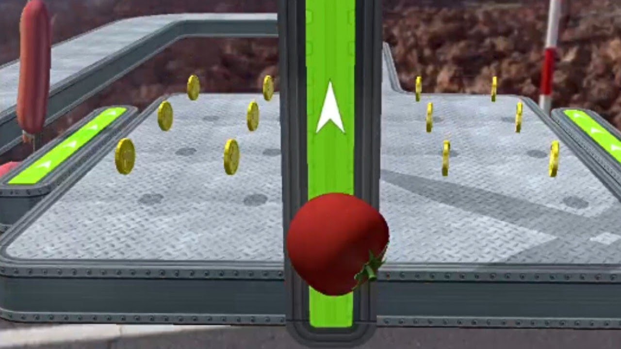 Adventure with the Tomato Character in the Going Ball Game - YouTube