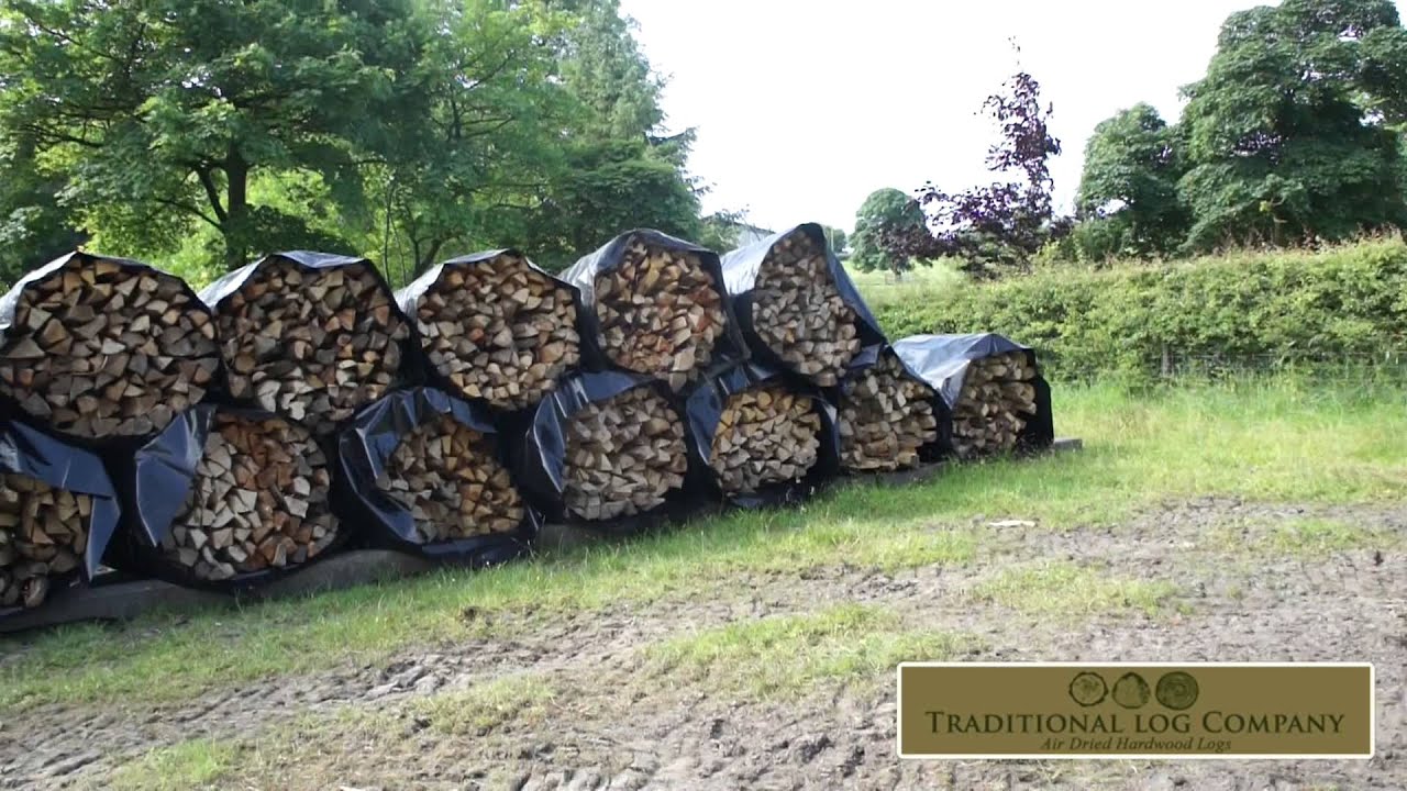 Stacking Logs For Seasoning - YouTube