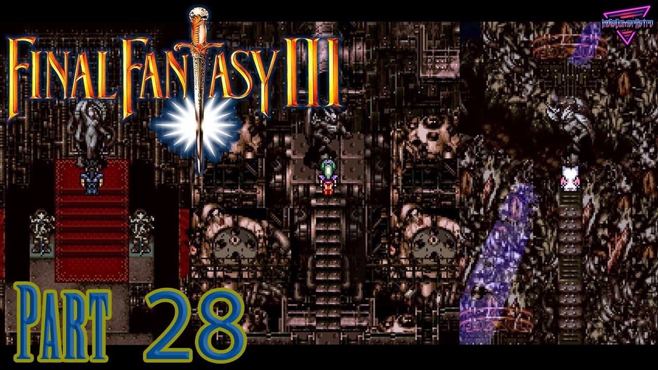 Final Fantasy III US [SNES] | Part 28 | Ascending Kefka's Tower - YouTube