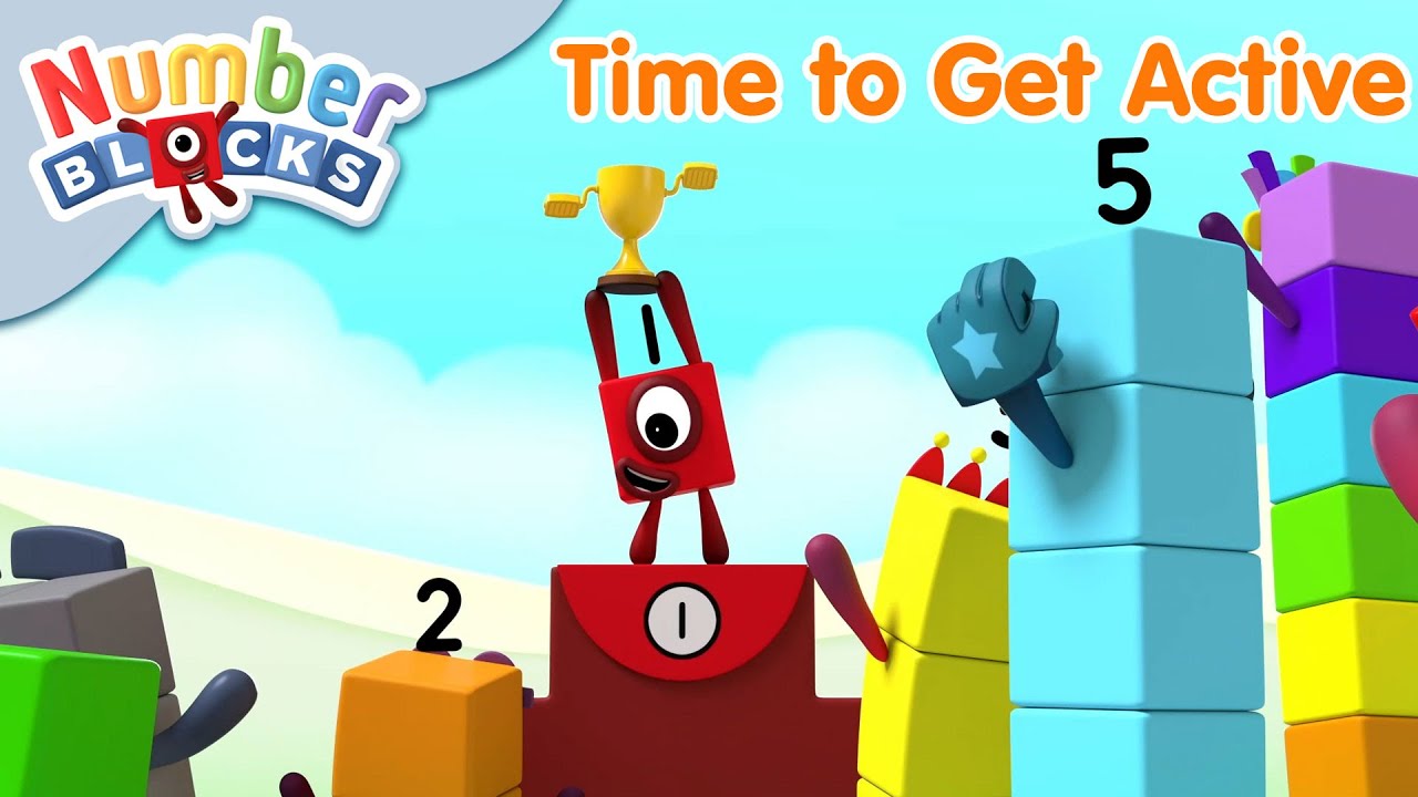 @Numberblocks - Time to Get Active 🏀 ⚽️ | Sports | Learn to Count - YouTube