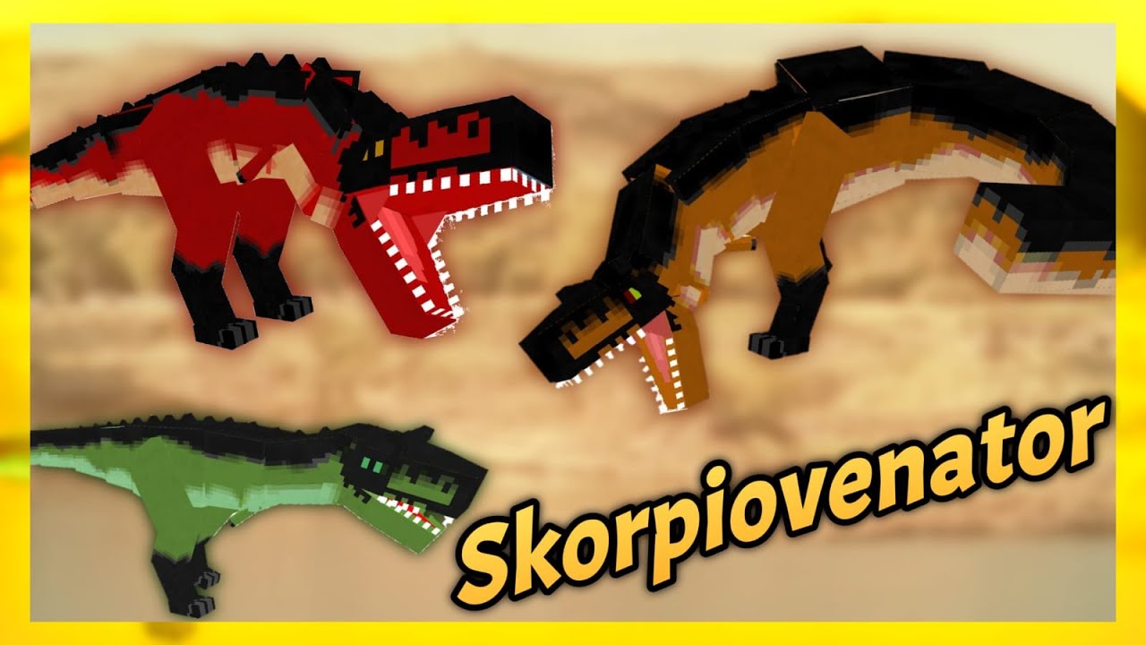 Skorpiovenator | ArkCraft | Minecraft Ark Addon Bedrock - YouTube