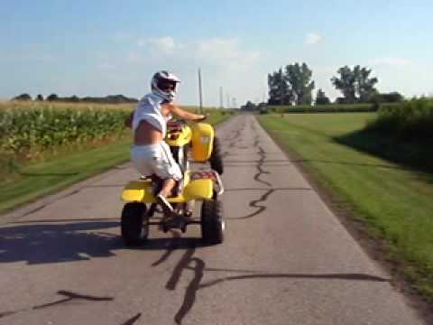 full mile 4 wheeler wheelie - YouTube