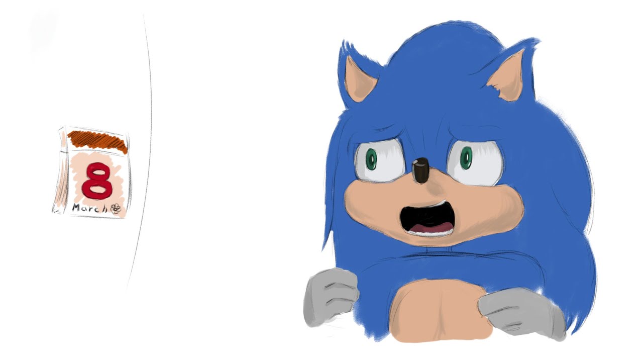 8 march Sonic shock #ART #DRAW - YouTube