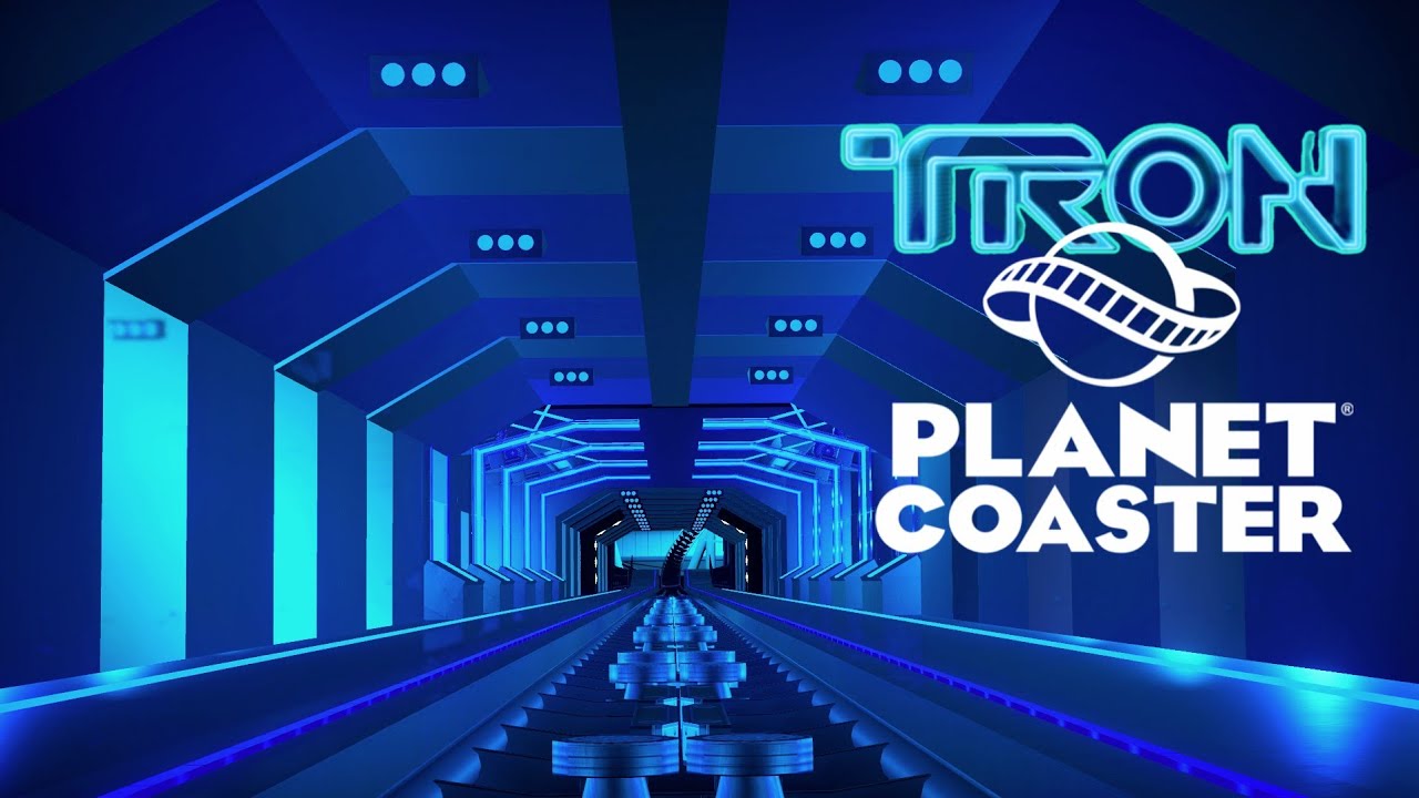 TRON | Track POV - Magic Kingdom (Planet Coaster) - YouTube