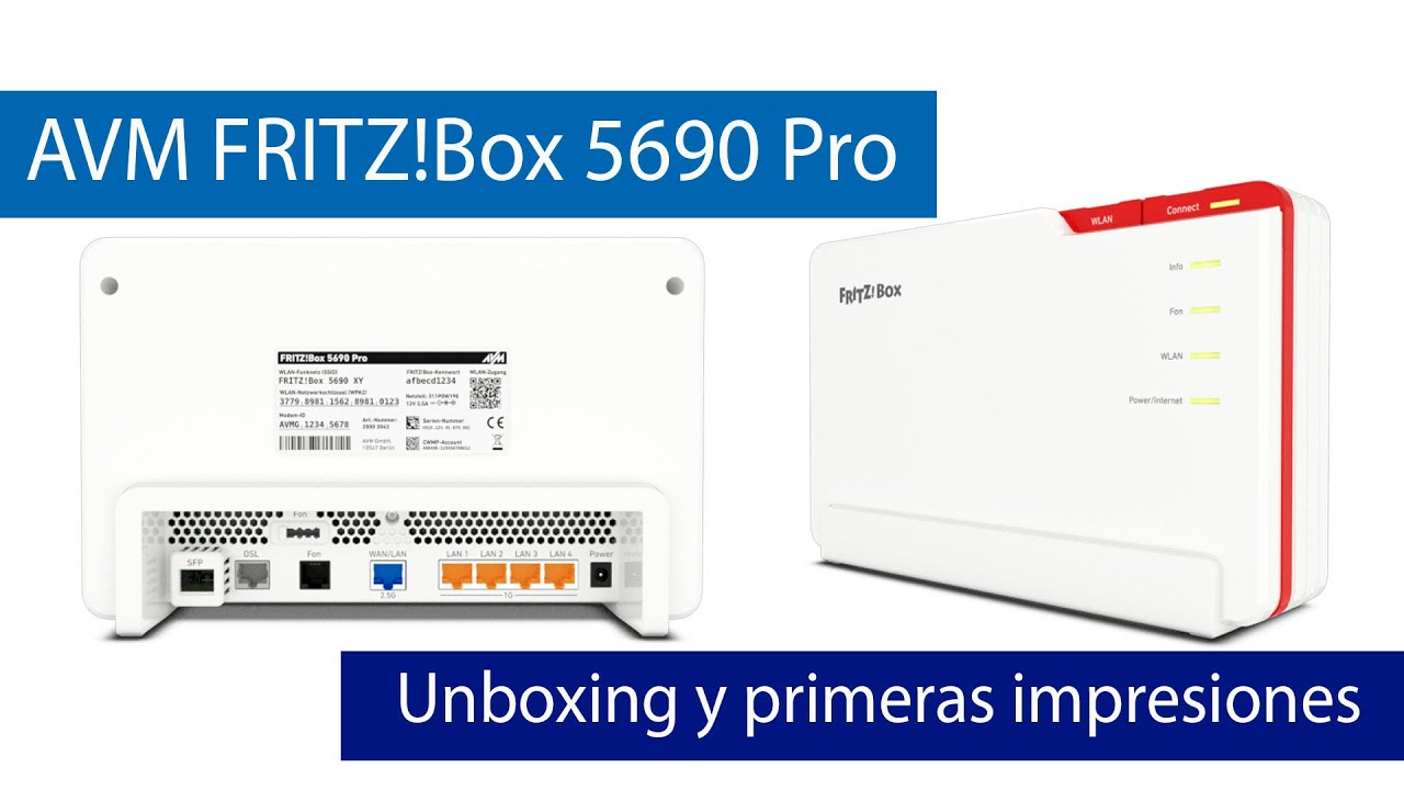 Conoce el AVM FRITZ!Box 5690 Pro, el router de fibra CASI perfecto ...