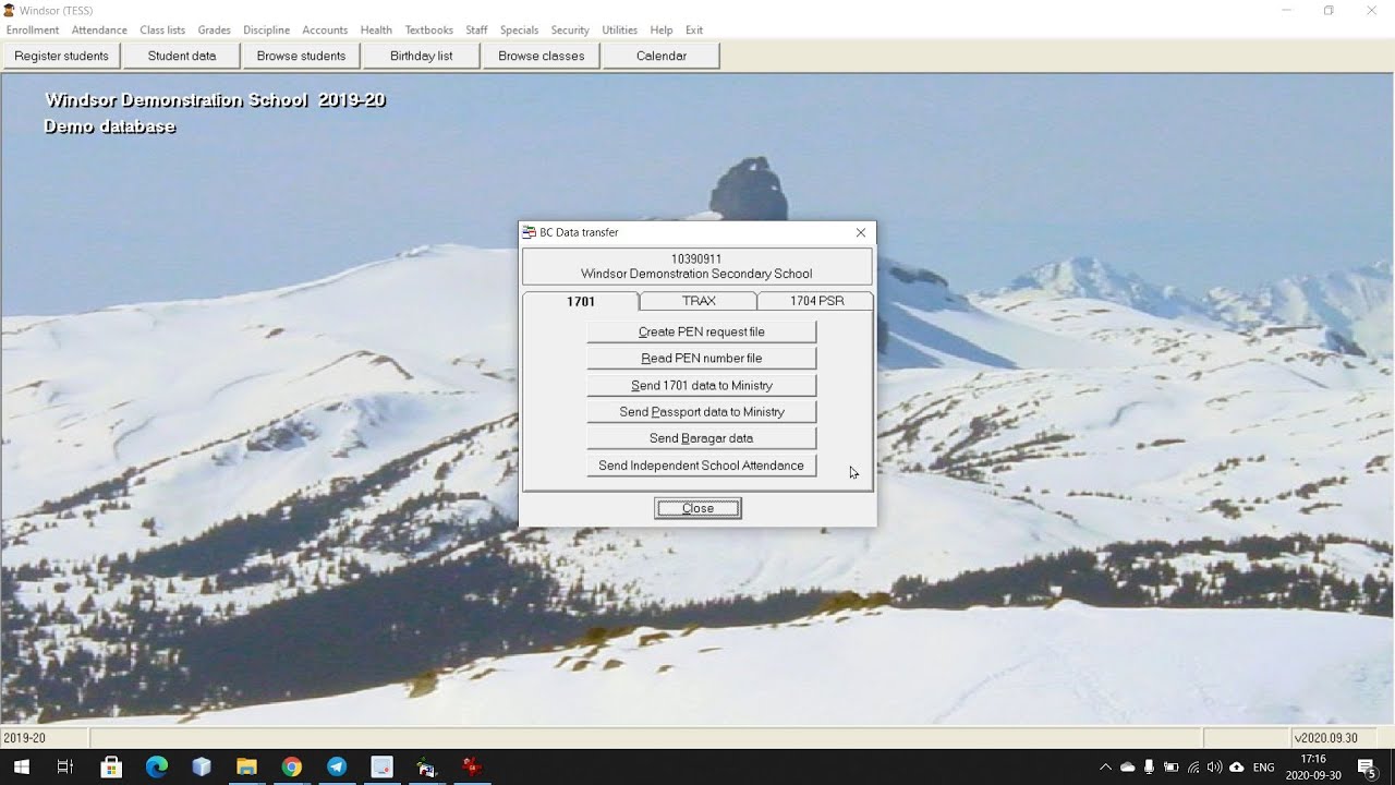 TESS -- BC attendance export - YouTube