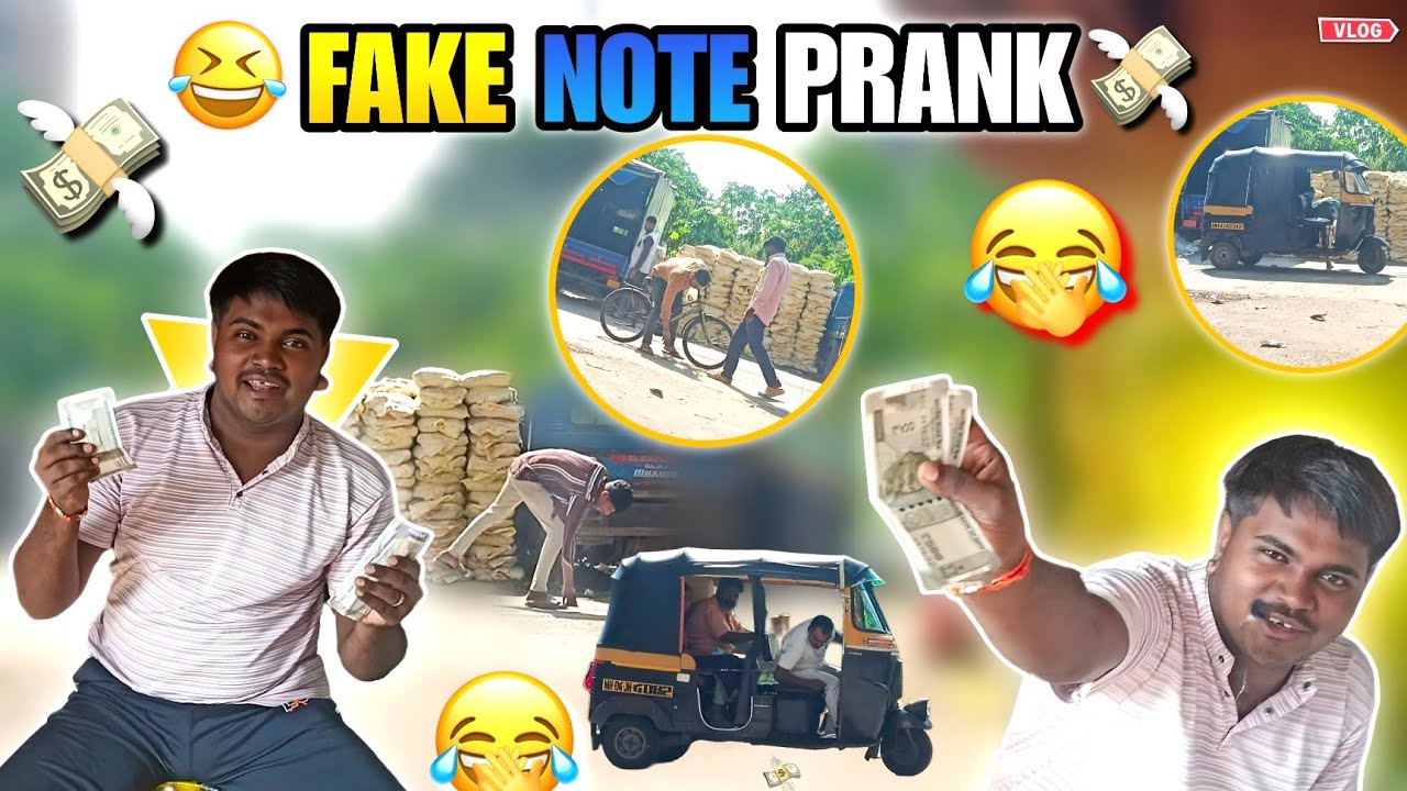Fake Note Prank 😂 With Random People in Public - YouTube