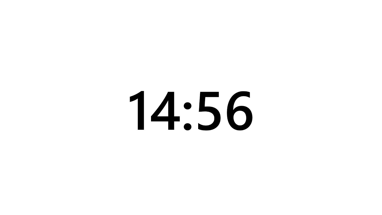 Timer for 14 minutes and 56 seconds - YouTube