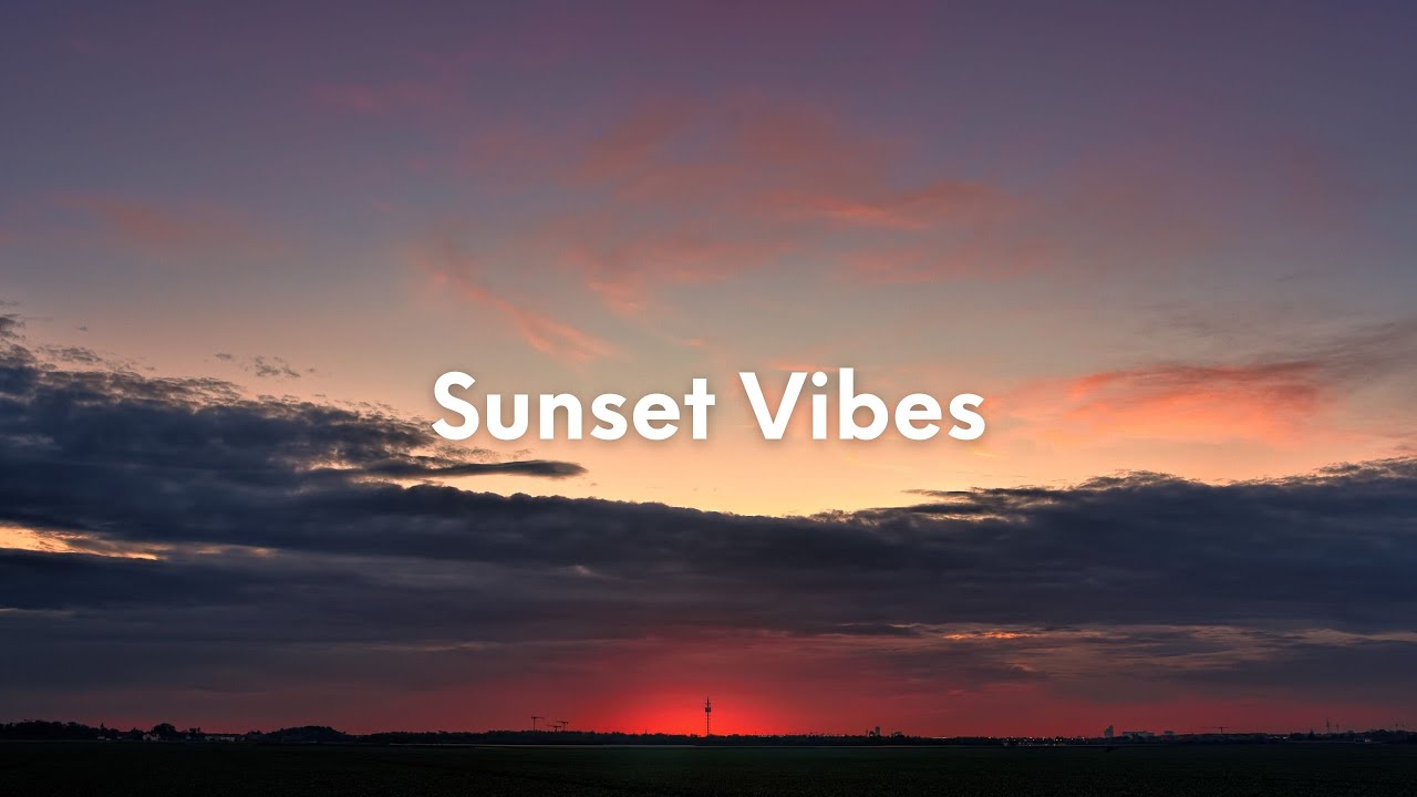 Sunset Vibes: A Fusion of Passionate Sunsets and Cozy Dark LoFi Beats ...