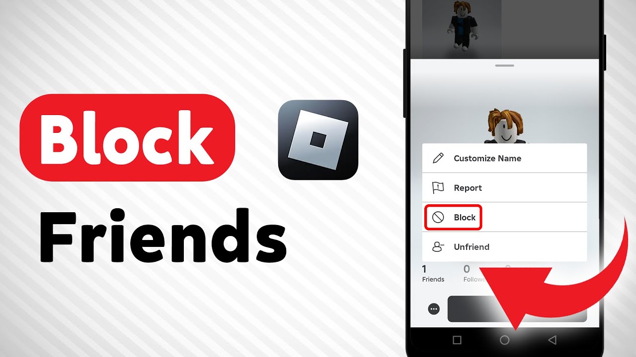 How to Block Friends On Roblox (Updated) - YouTube