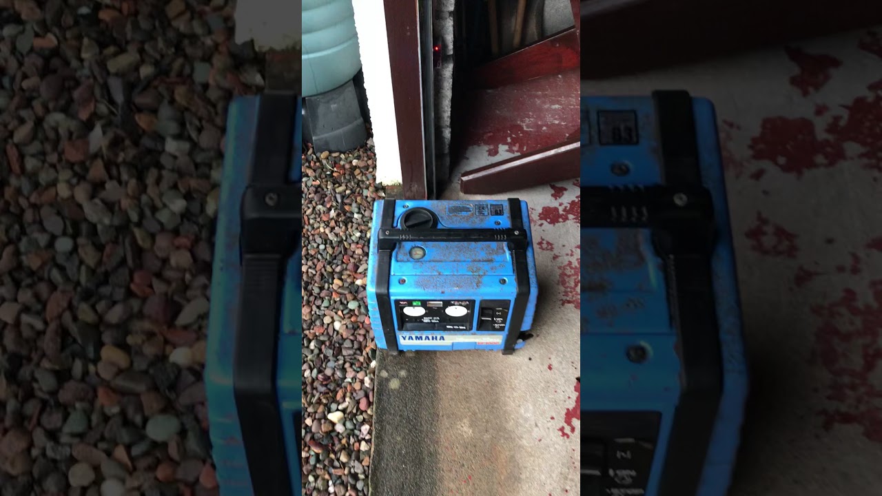 Yamaha EF1000 1kw Generator - YouTube