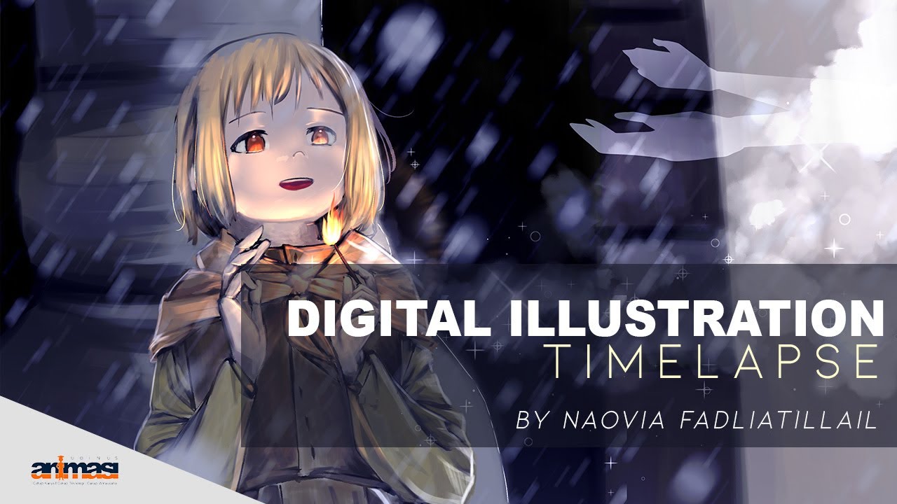 [Digital Illustration] The Little Match Girl Time-lapse Digital ...