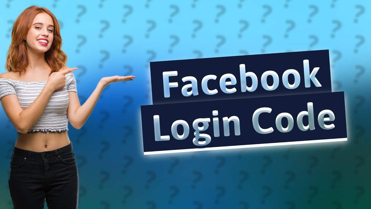Where do I find my login code for Facebook? - YouTube