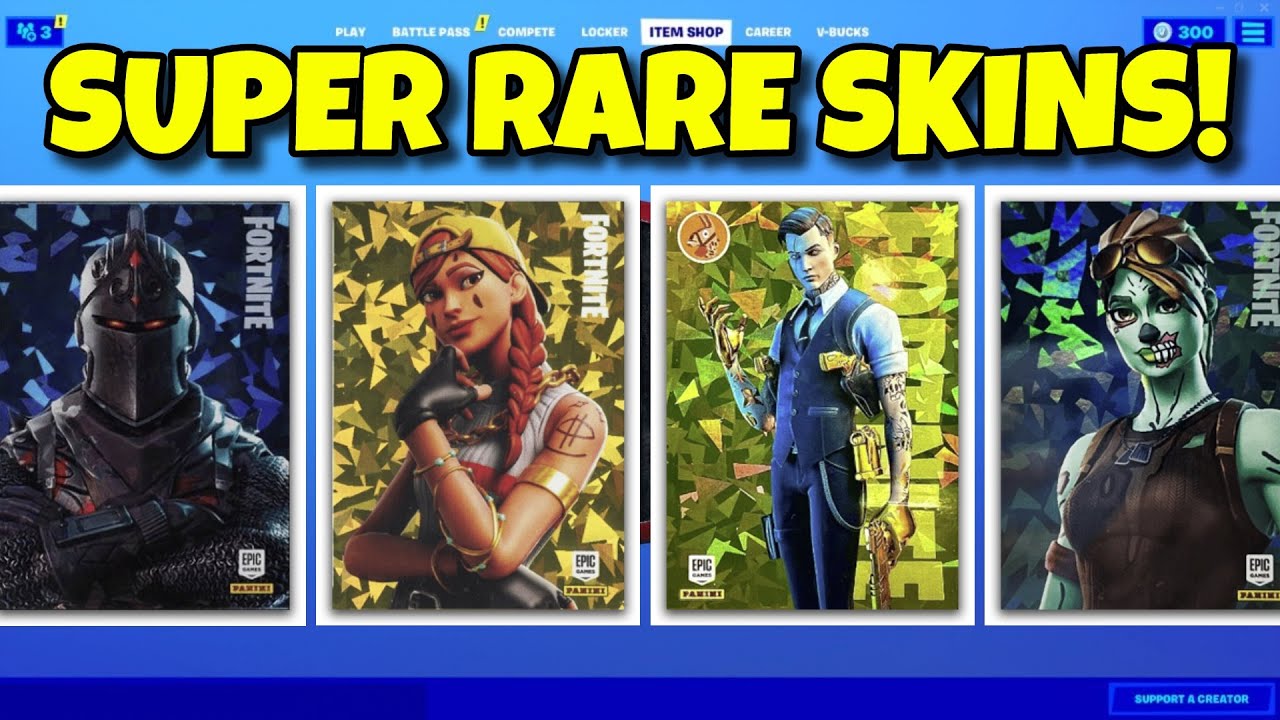Fortnite TRADING CARDS Unboxing! (SUPER RARE SKINS) - YouTube