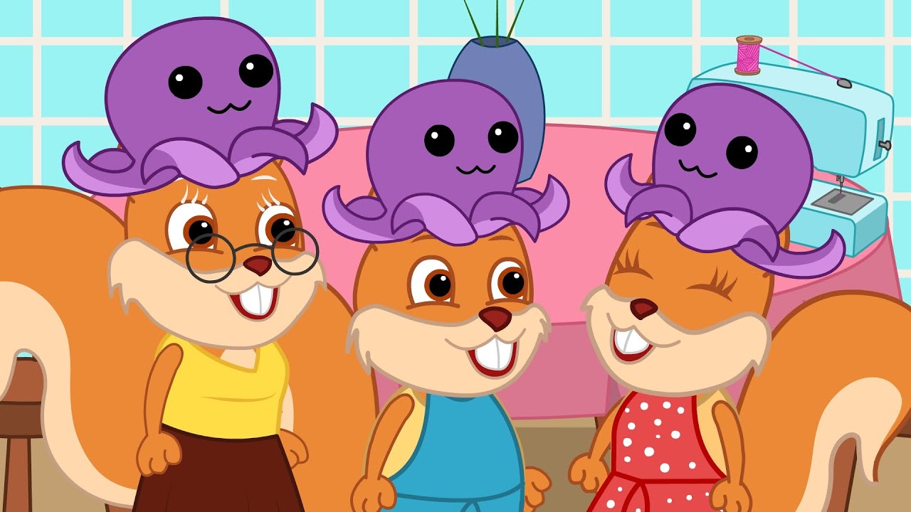 Bridie Squirrel in English - Cozy Home Cartoon for Kids - YouTube