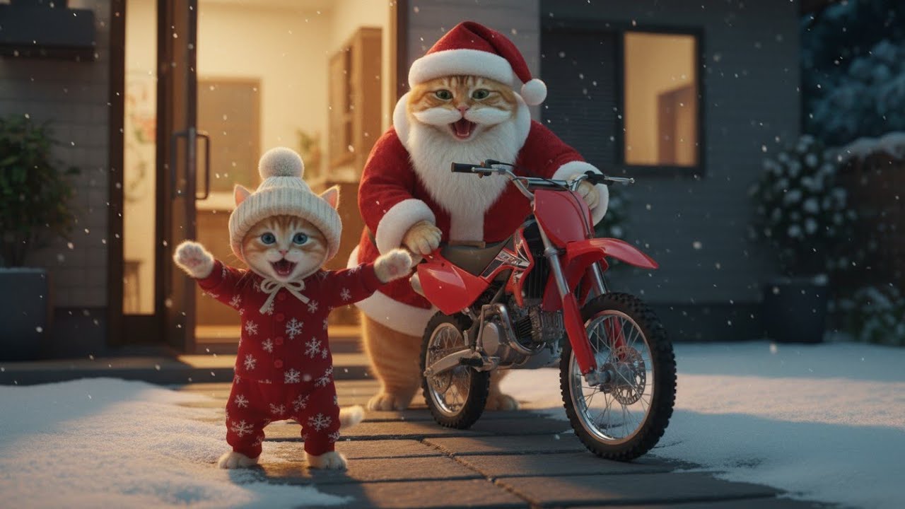 Kitten Sets a Santa Trap… And Gets a Christmas He’ll Never Forget 🎄😭 A ...