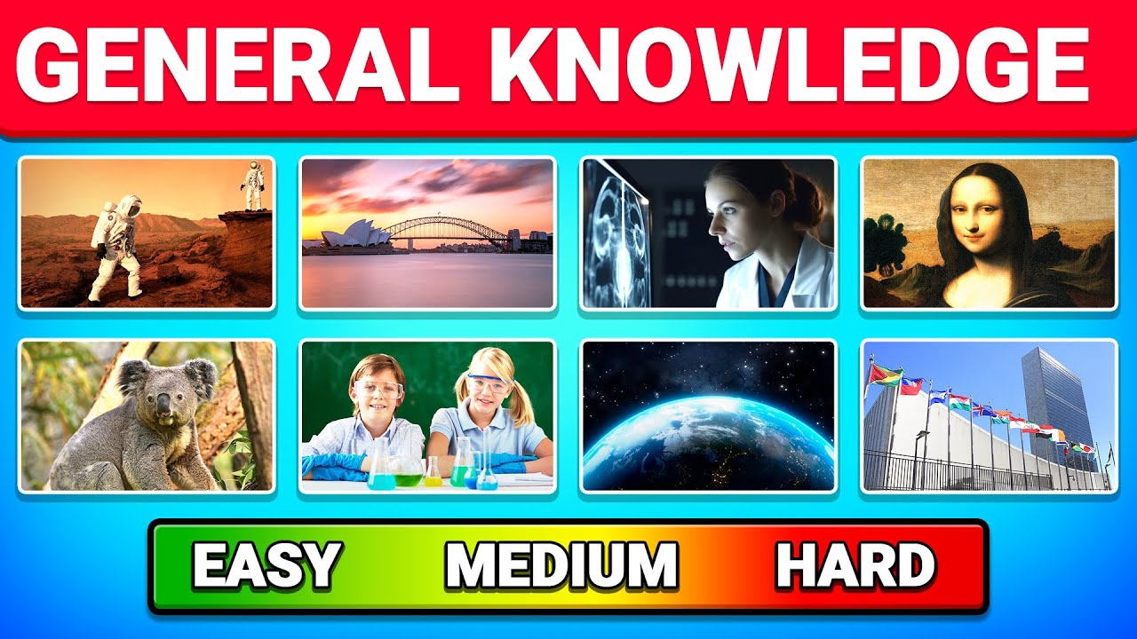 Do You Know General Knowledge? 💡 | Test Yourself with a Fun Quiz! | 50 ...