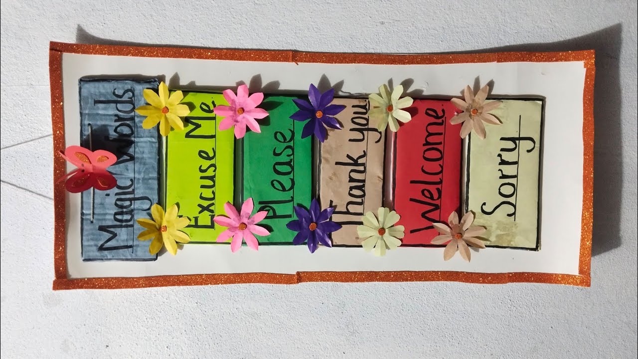 Magic Words / Classroom Decoration Wall Hanging . - YouTube