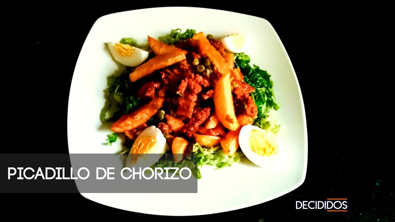 Preparamos un PICADILLO de CHORIZO - YouTube