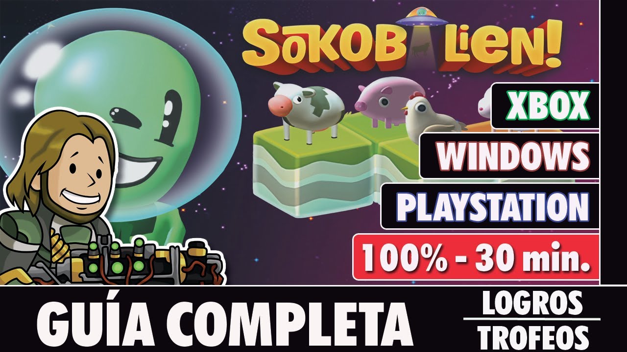 SOKOBALIEN - Guía completa [LOGROS/TROFEOS] - YouTube