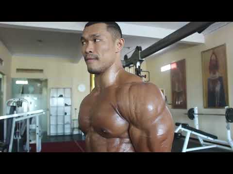 Binaraga Indonesia - Juna (Raw Video, Pumping Workout) Part 2