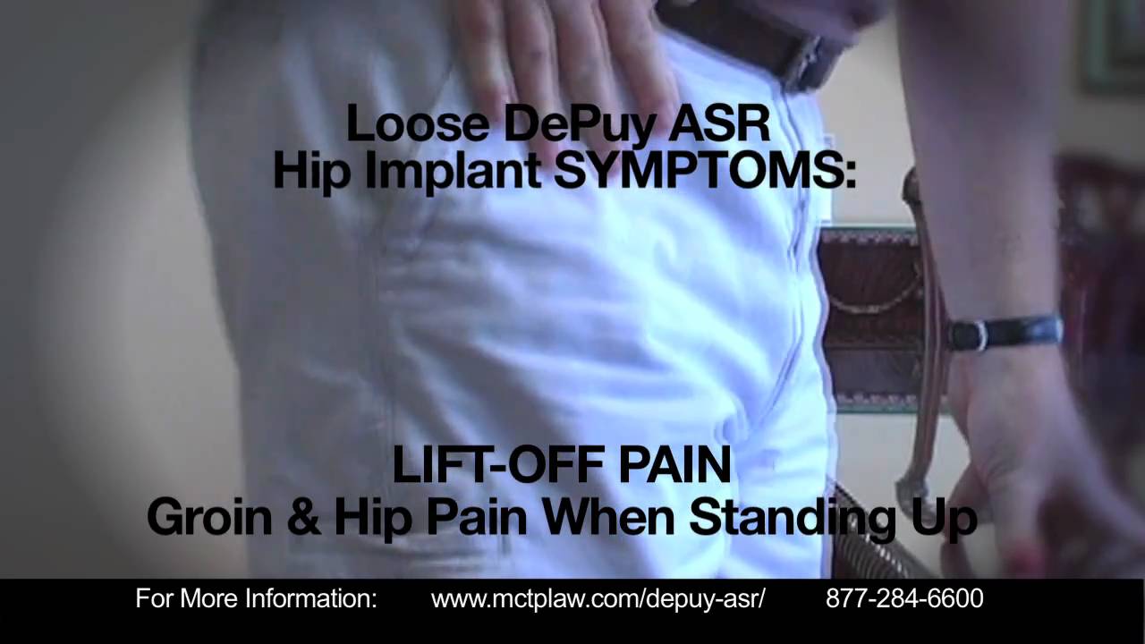 Q&A #4 Symptoms for Recalled Depuy ASR Hip.mov - YouTube