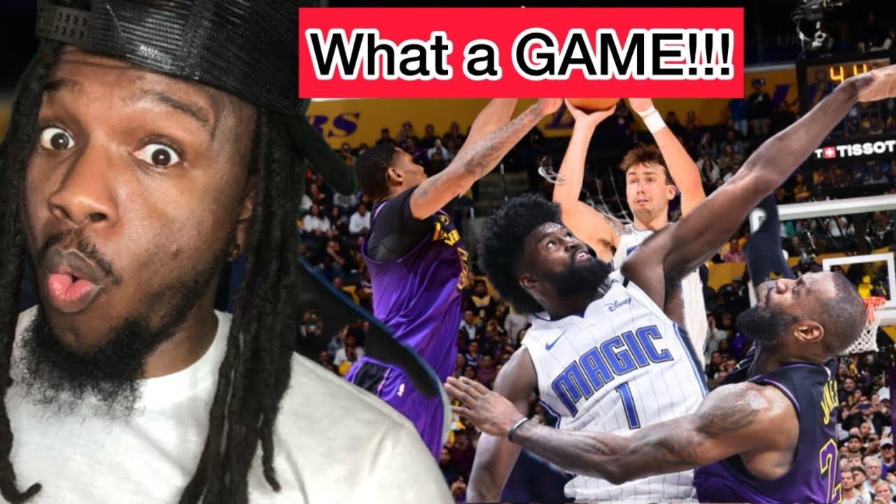 FRANZ GAME WINNER!! | Lakers vs Magic | Reaction - YouTube