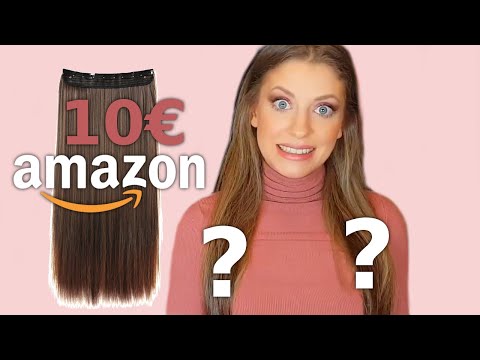TEST DÜNNES HAAR STYLEN mit 10 € amazon Clip In Extensions - Kann das gut aussehen?
