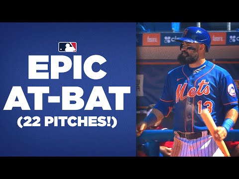 EPIC 22-pitch at-bat goes down! (Mets Luis Guillorme works walk off Cardinals Jordan Hicks)
