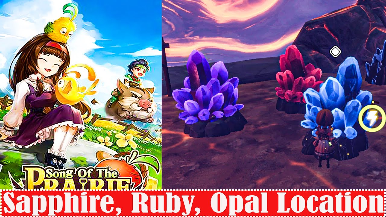Song Of The Prairie Sapphire, Ruby, Opal Location - YouTube