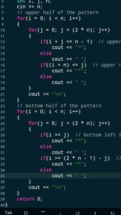 Pattern 206 Shorts Coding Pattern Computerprogramming Coder Computerscience Code Youtube