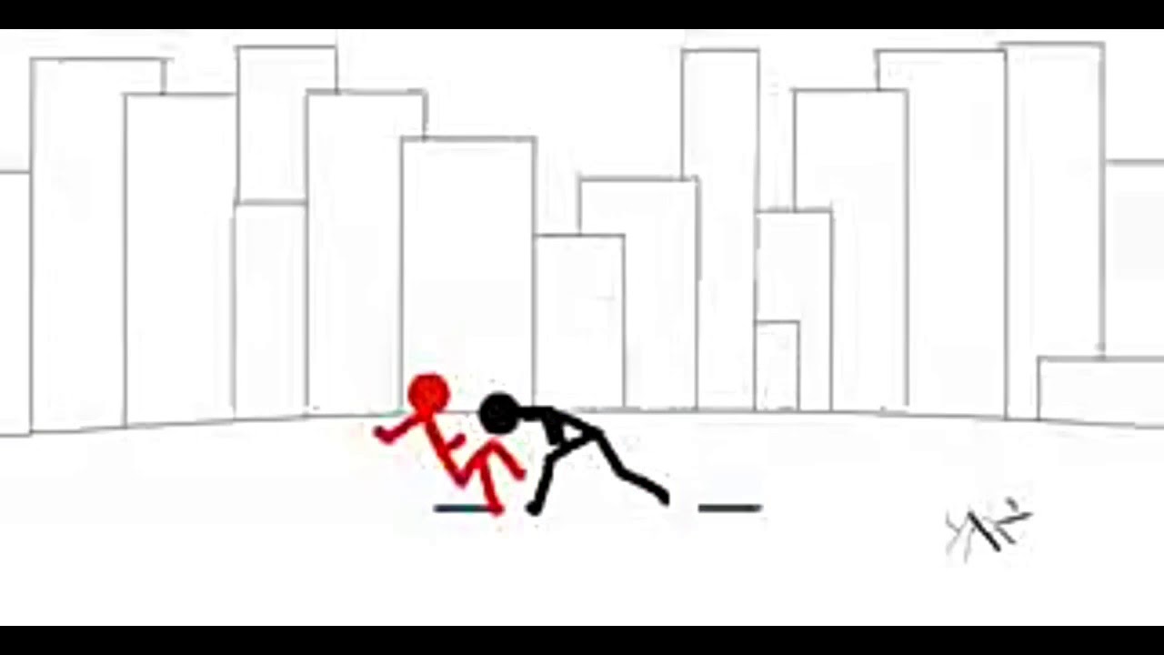 Stickman 1 minute animation - YouTube