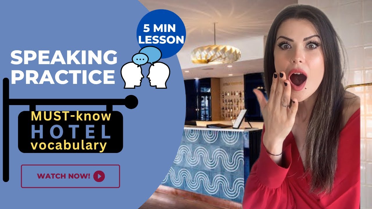 Hotel conversation practice + vocabulary test #english #learnenglish ...