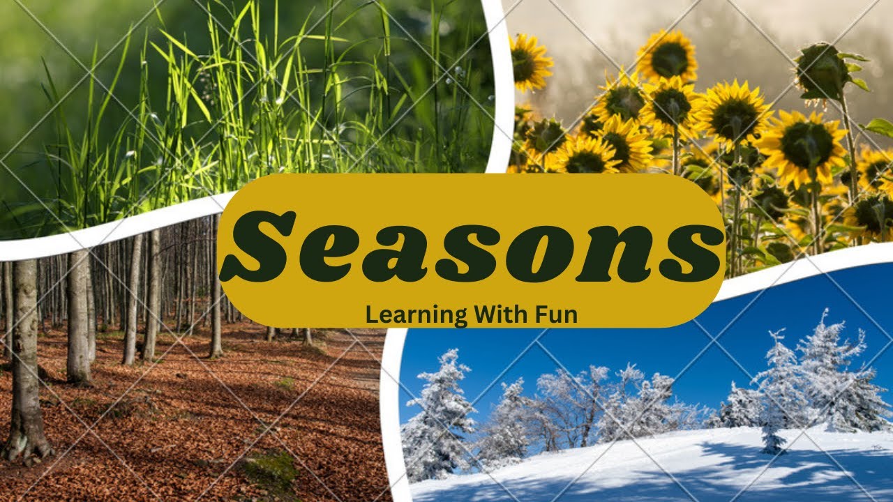 Seasons names|Learning seasons|Four Seasons for kids|Four Seasons ...