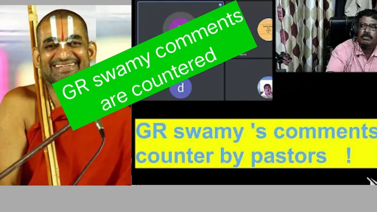 counter to chinna GR Swamy - YouTube