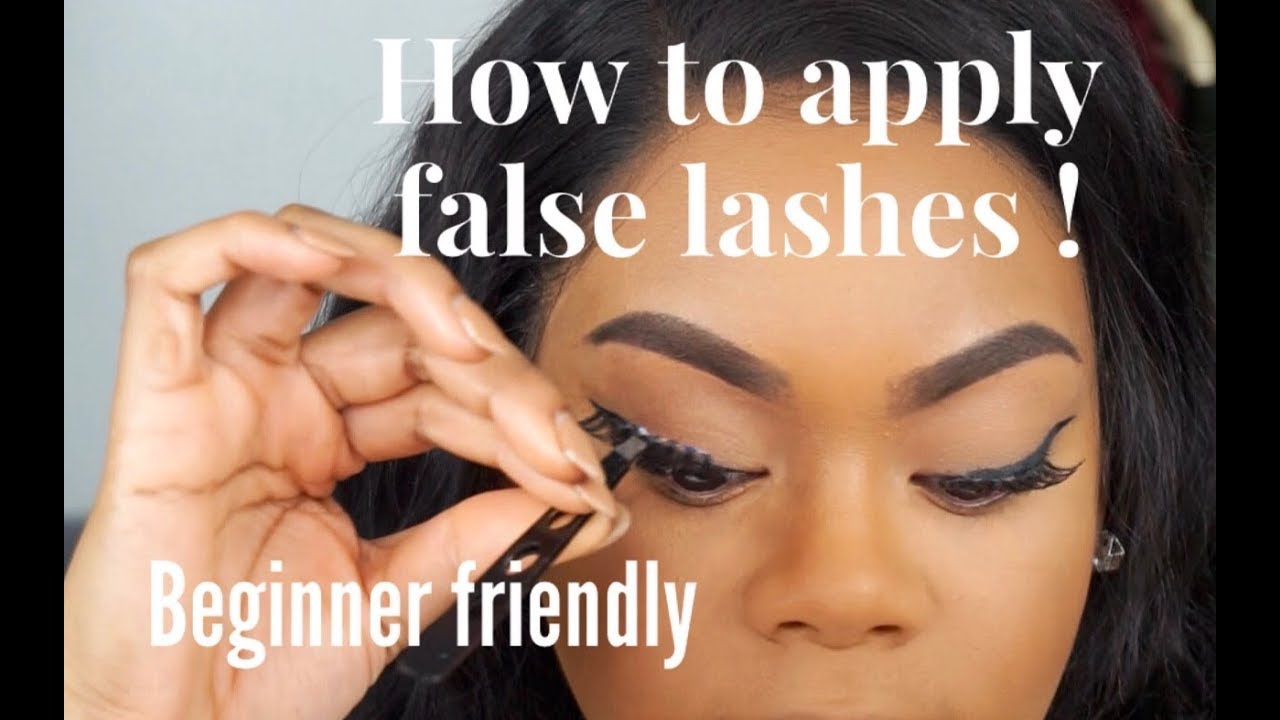 EASY How To Apply Lashes for Beginners! | Tools + Step By Step - YouTube