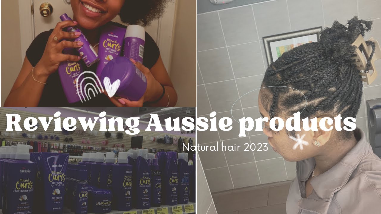 Reviewing Aussie products on natural hair!!! - YouTube