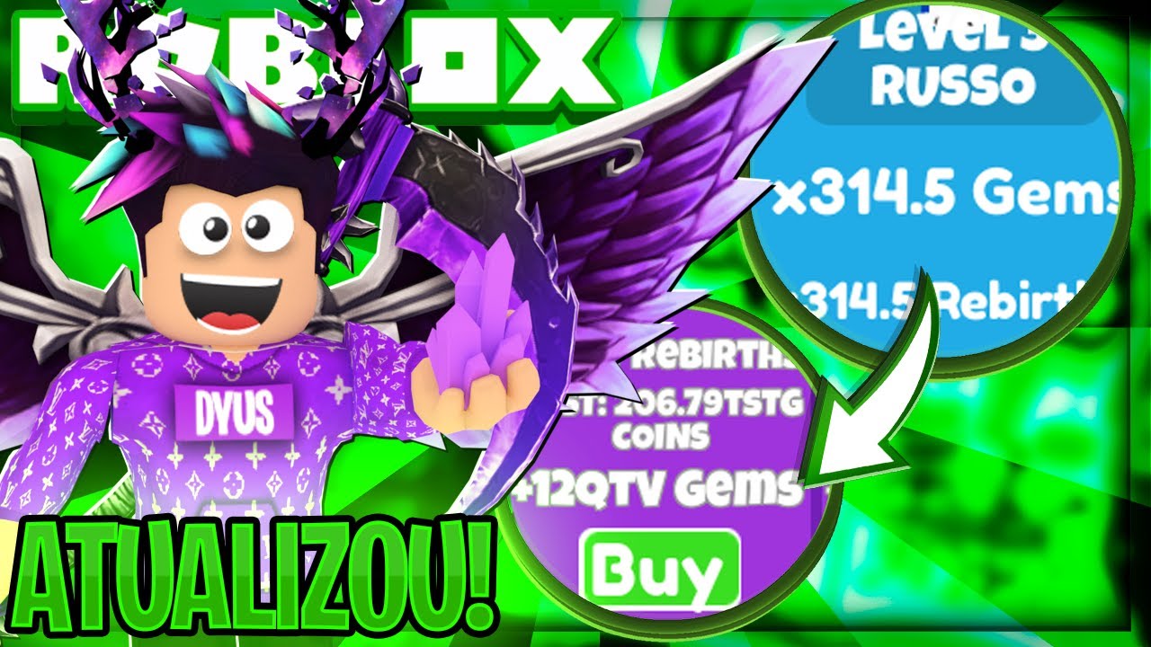 ATUALIZAÇÃO 1M VISITAS Crystal Magnet Simulator (Roblox) - YouTube