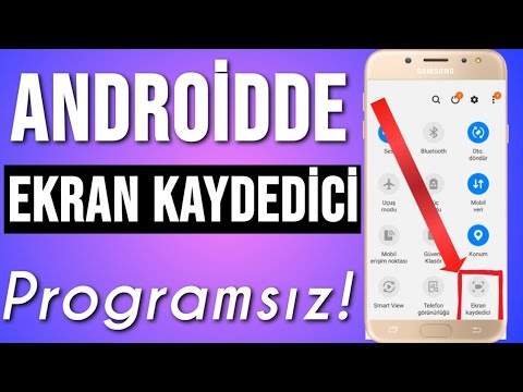 Android telefonlarda PROGRAMSIZ Ekran video kaydedici özelliği açmak