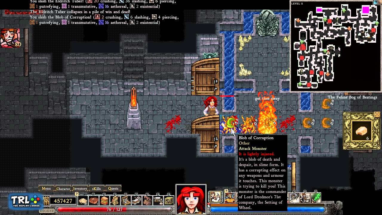 [S33][P8]Dungeons of Dredmor - Realm of the Diggle Gods - YouTube