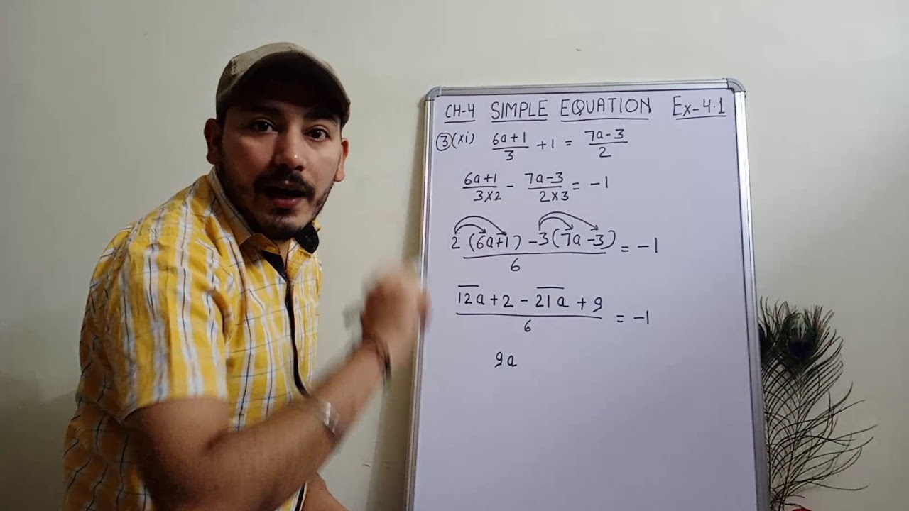 Class 7 Ch 4 Simple Equation Exercise 4 1 YouTube class-7-ch-4-simple-equation-exercise-4-1-youtube