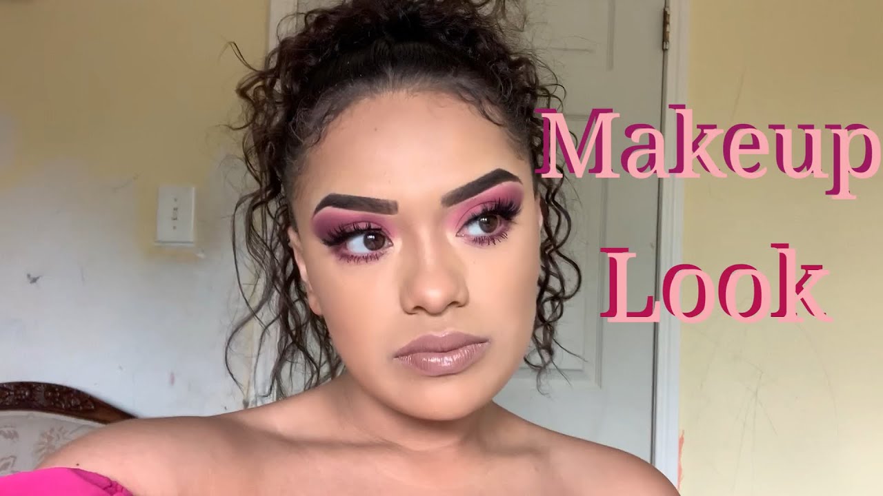 HOT PINK MAKEUP LOOK!!💕 - YouTube