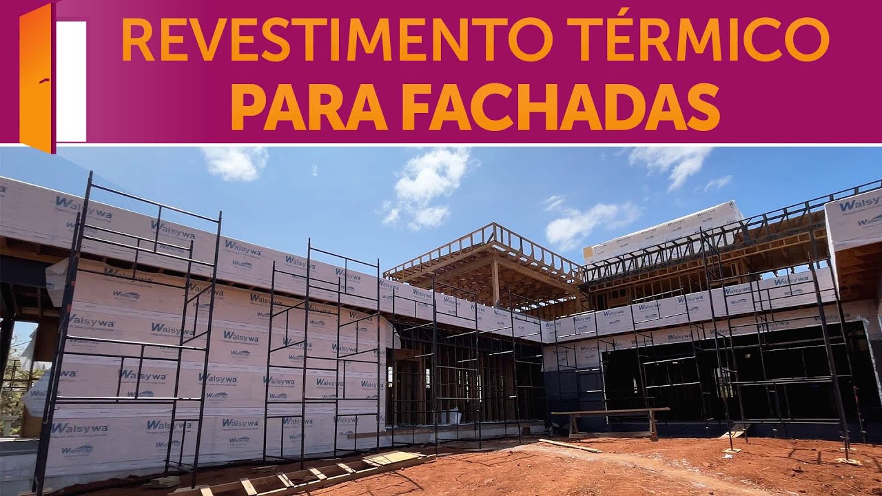 Como é feita a fachada no Wood Frame (Sistema EIFs) - YouTube