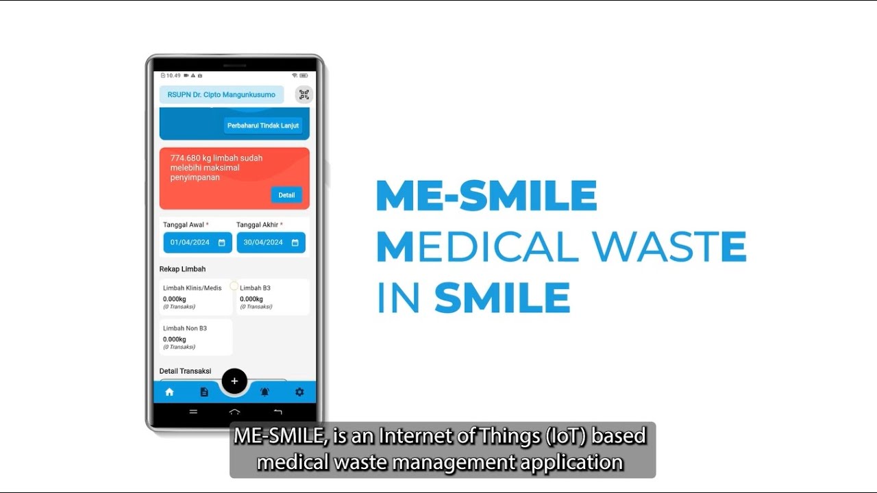 Digitalizing RSCM's Medical Waste Management with ME-SMILE - YouTube