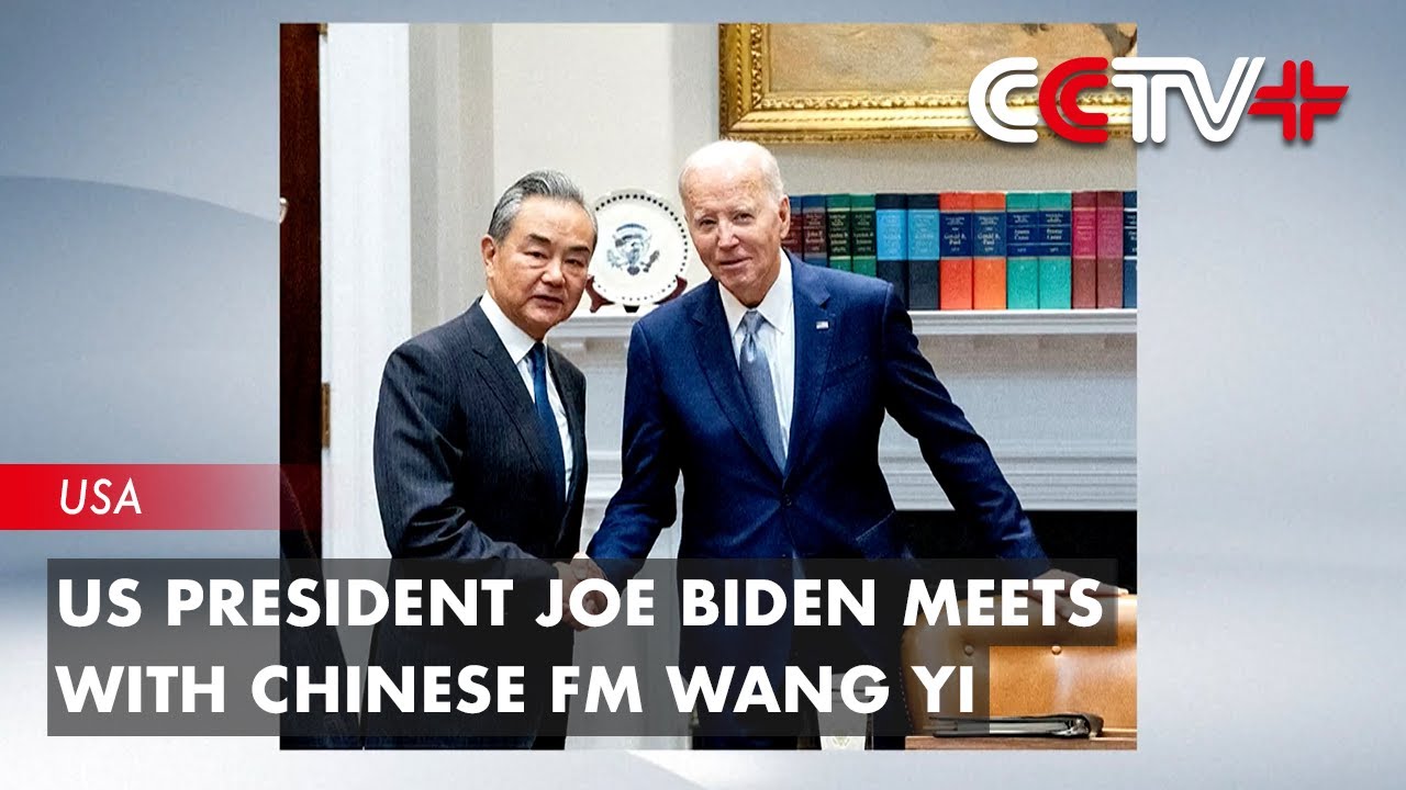 US President Joe Biden Meets with Chinese FM Wang Yi - YouTube